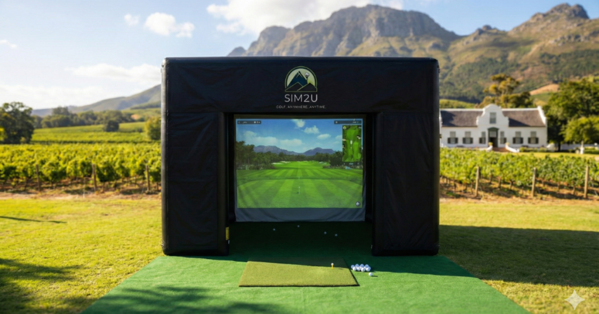 Mobile Golf Simulator Rental | Western Cape | Corporate Events & Parties